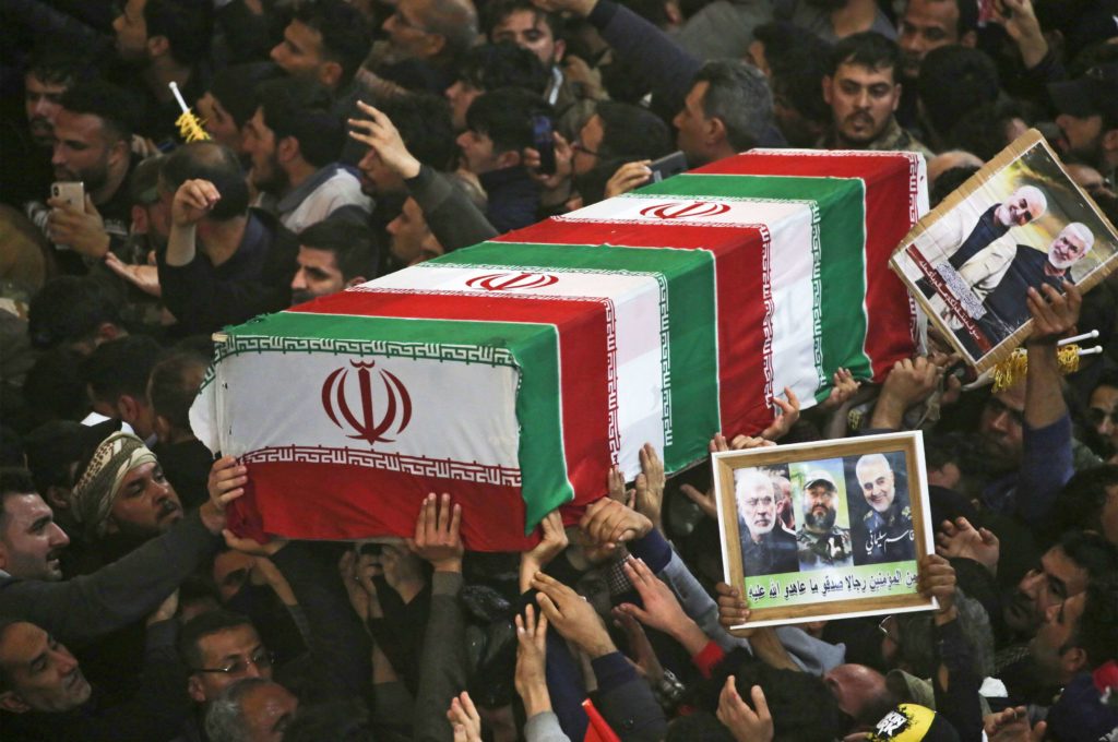 Qasem Soleimani's body reaches southeast Iran for burial
